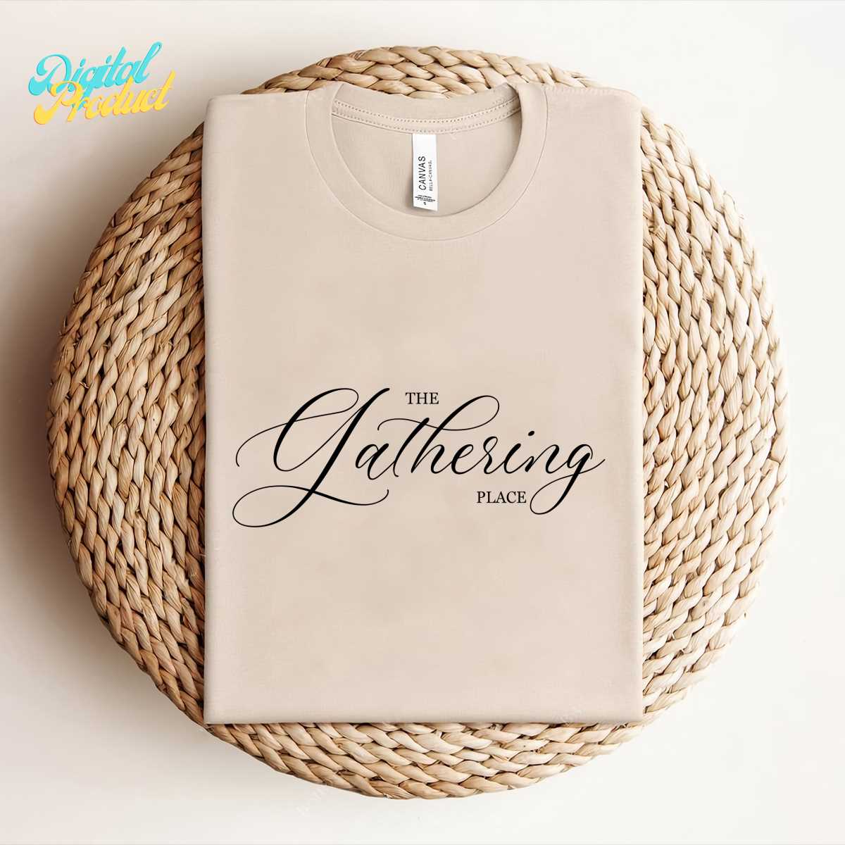 The Gathering Place Svg, Farmhouse Sign | Inspire Uplift