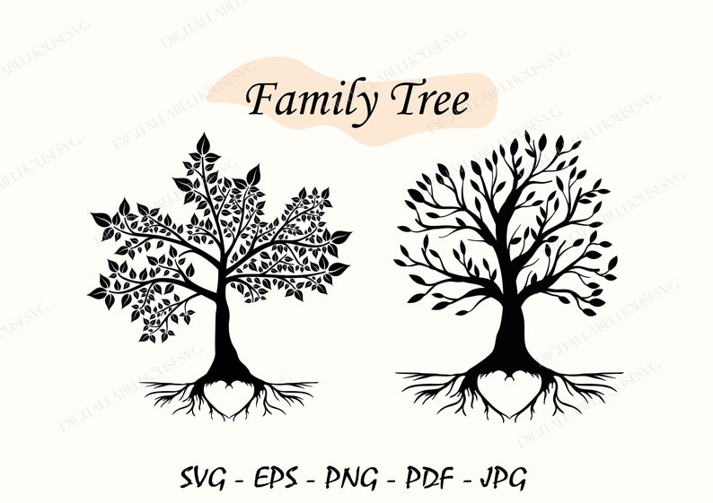 Family tree svg, Tree Of Life Svg, Tree Monogram Svg, Tree S | Inspire ...