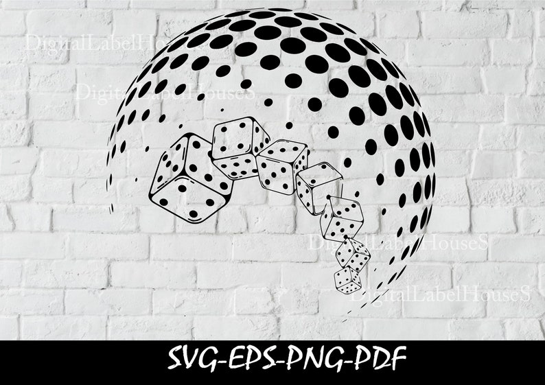 Dice SVG Files | Dice Cut Files | Dice Vector Files | Dice C | Inspire ...
