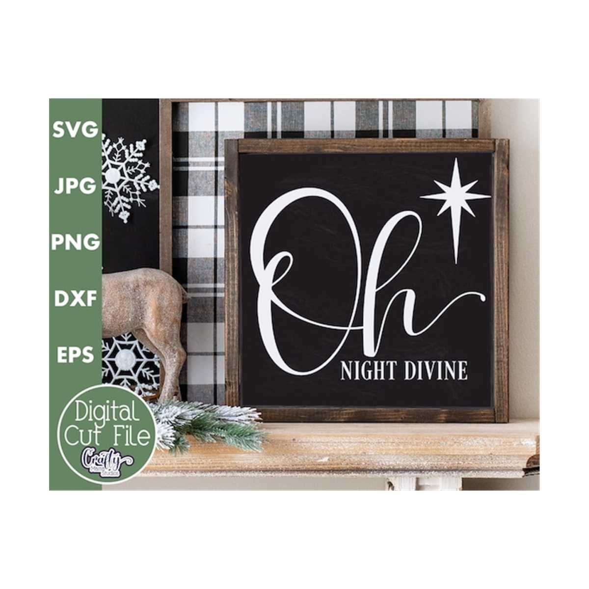 Oh Night Divine Svg | Inspire Uplift