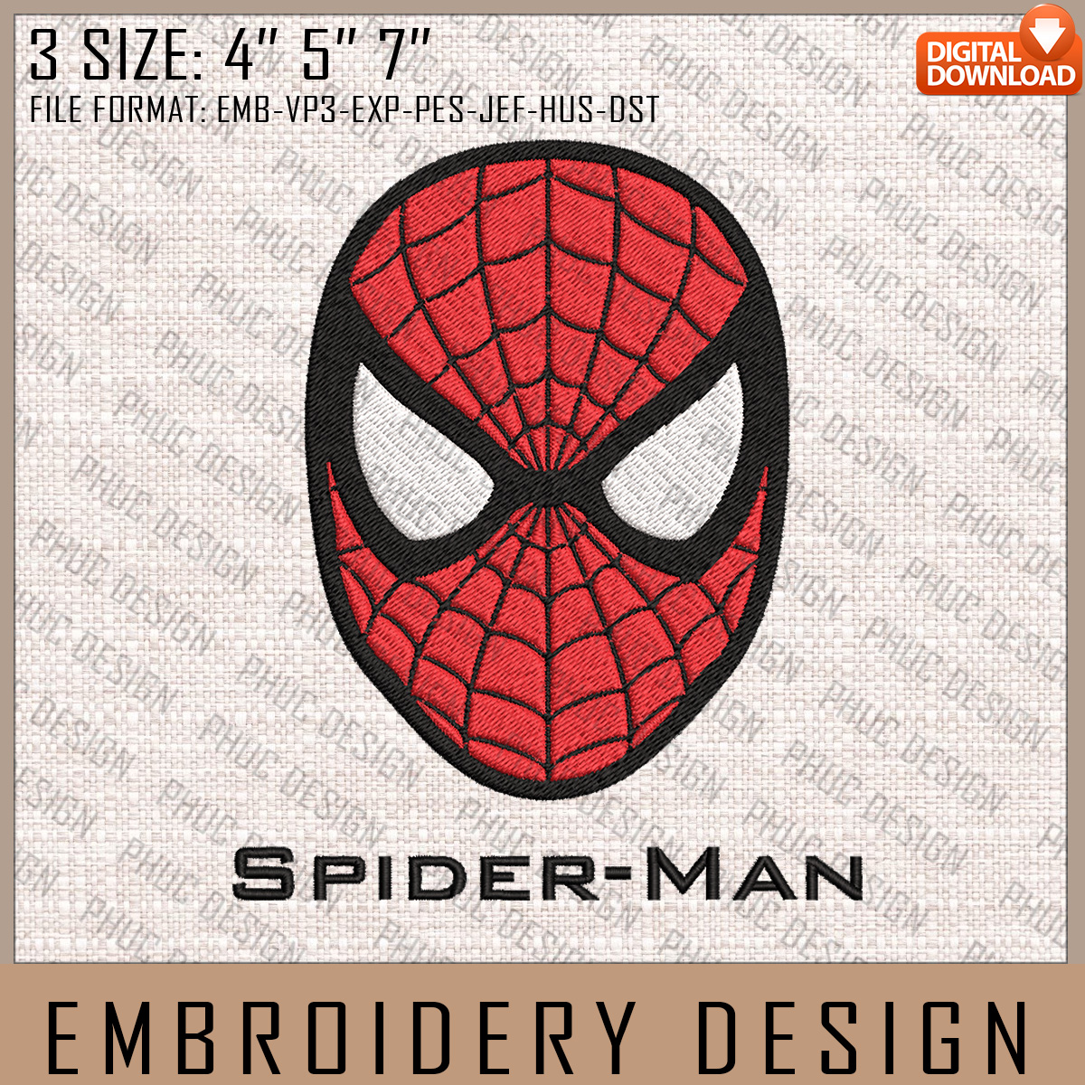 Spider-Man Embroidery Files, Marvel Comics, Movie Inspired E | Inspire ...
