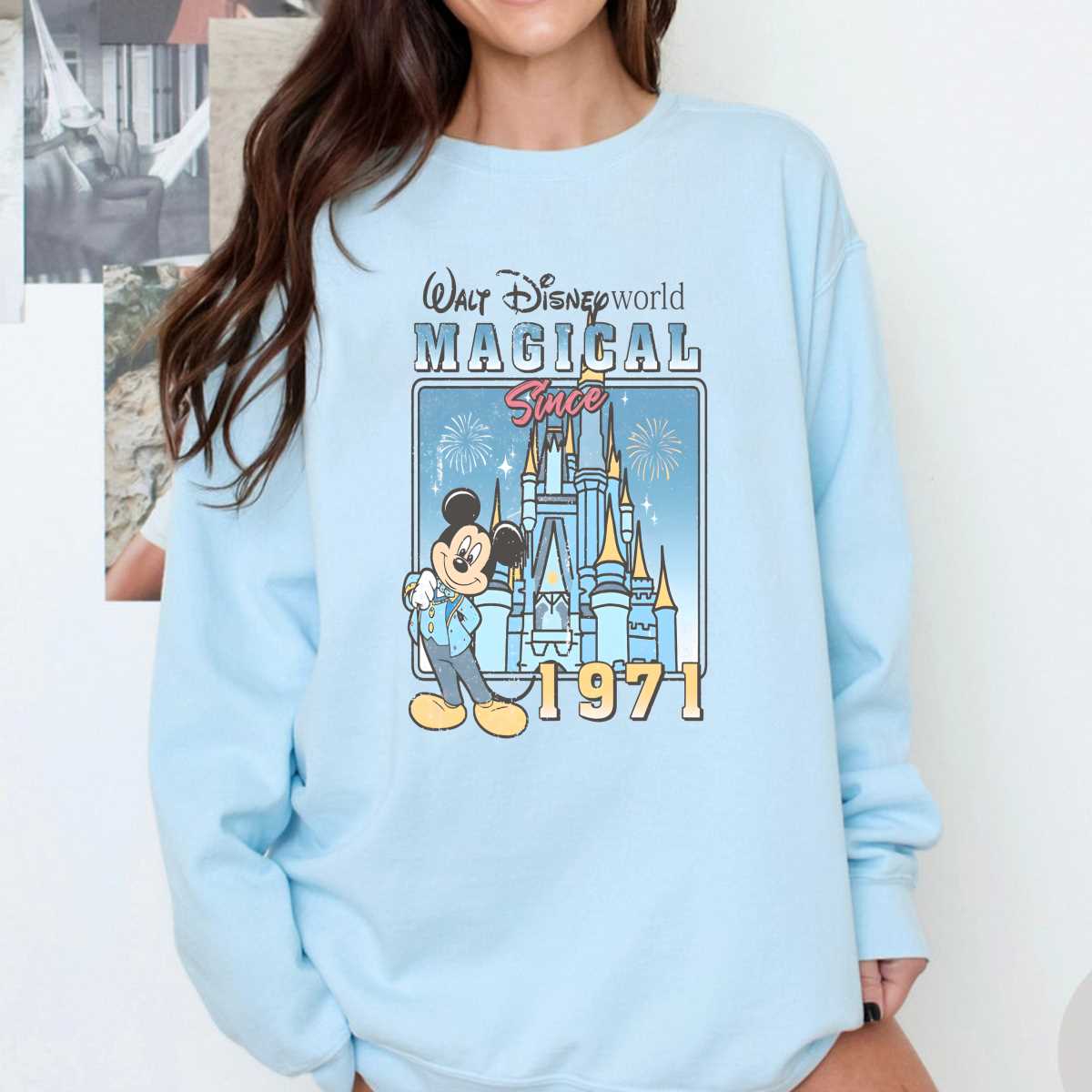 Vintage Walt Disney World Magical Since 1971 PNG | Inspire Uplift