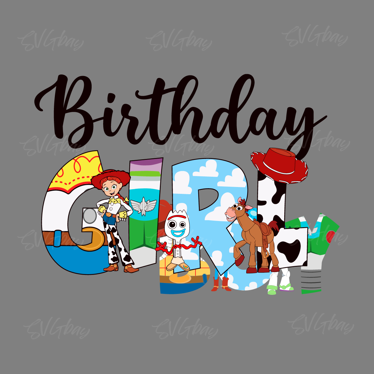 Birthday Girl Party Svg Digital Download Files | Inspire Uplift