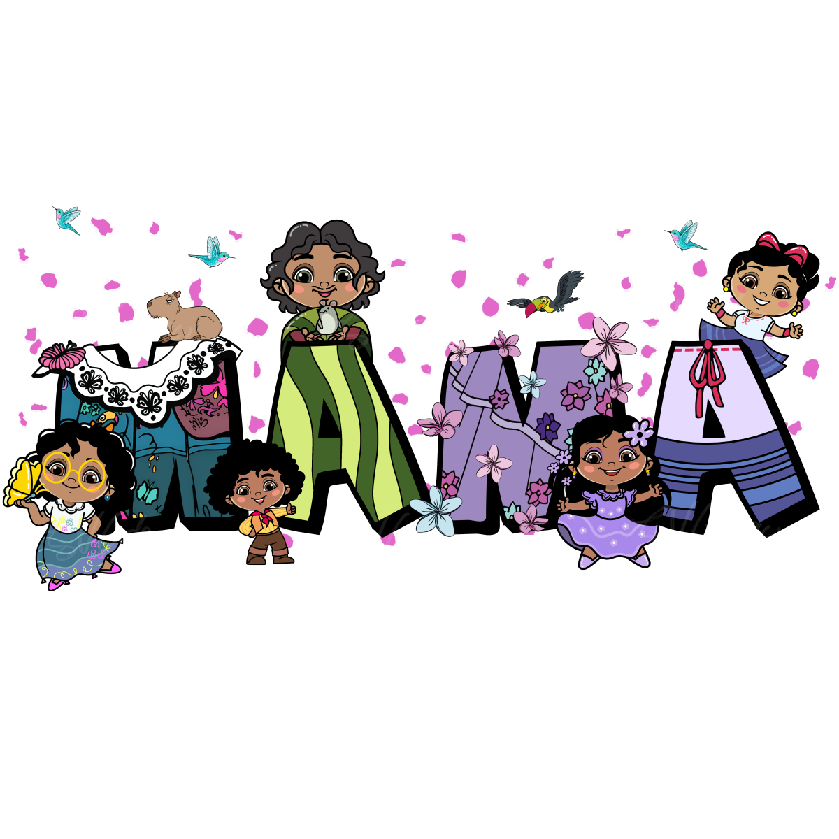 Encanto Cartoon Movie Png, Mama png Digital Download Files | Inspire Uplift