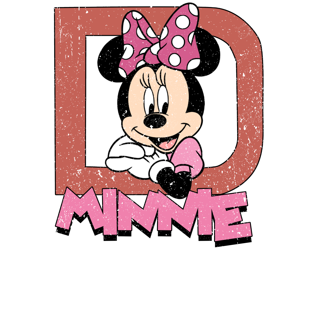 Character PNG Minnie Mouse Color Disney Digital Download - Inspire Uplift