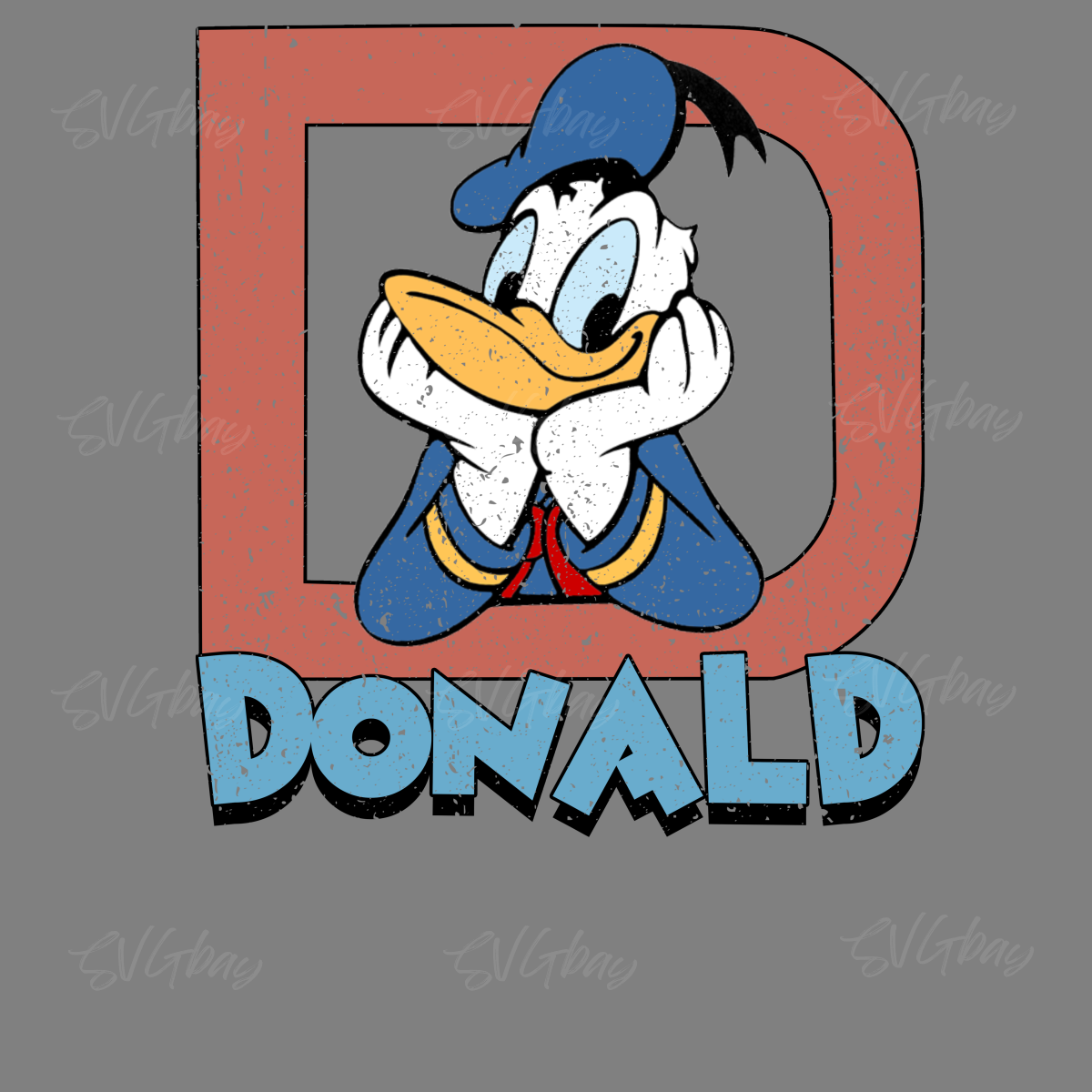 Character PNG Donald Duck Color Disney Digital Download | Inspire Uplift