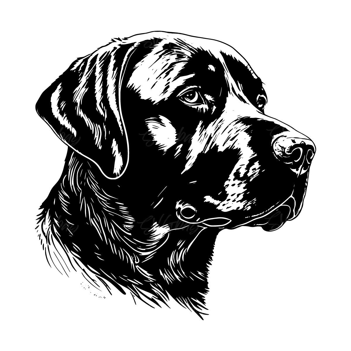 Labrador Retriever Svg Digital Download Files | Inspire Uplift