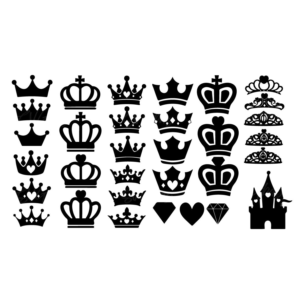 Crown Svg Digital Download Files | Inspire Uplift