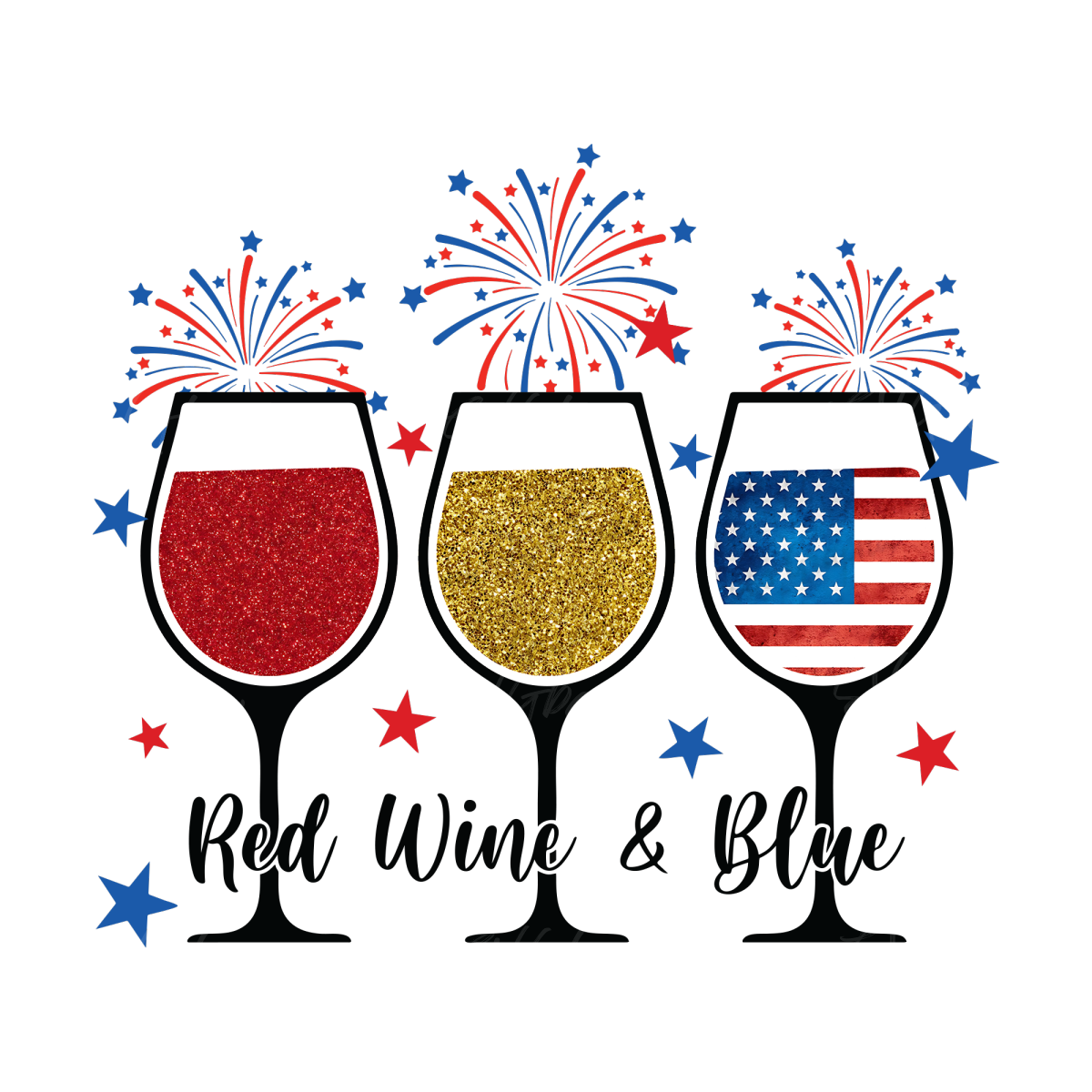 Red Wine Blue Png Digital Download Files | Inspire Uplift