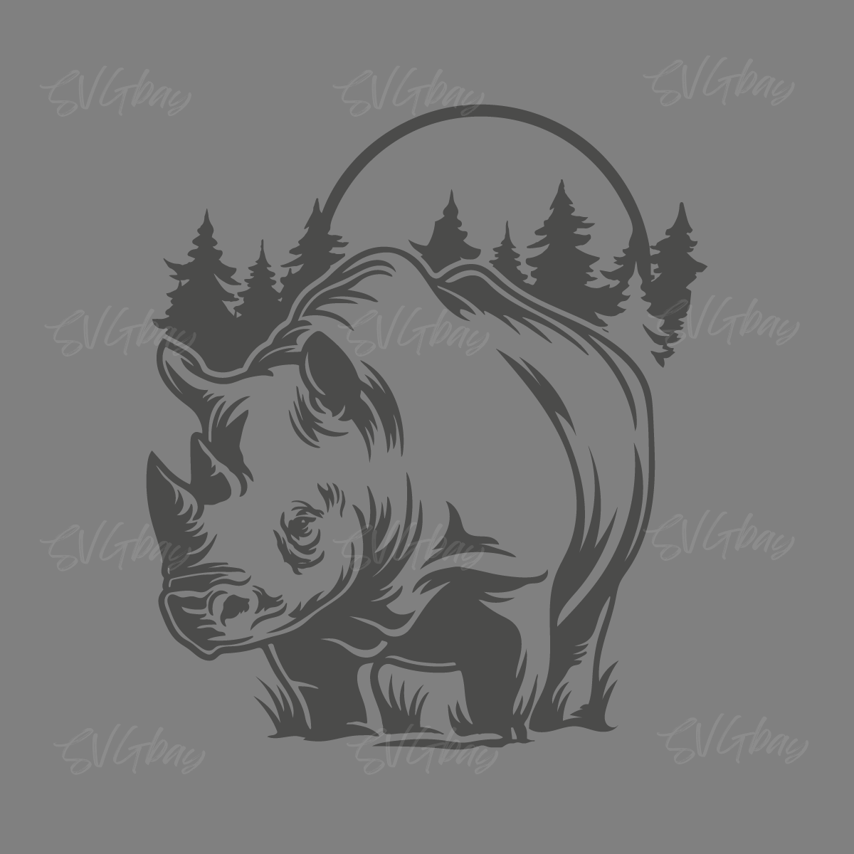 Rhino Svg | Inspire Uplift
