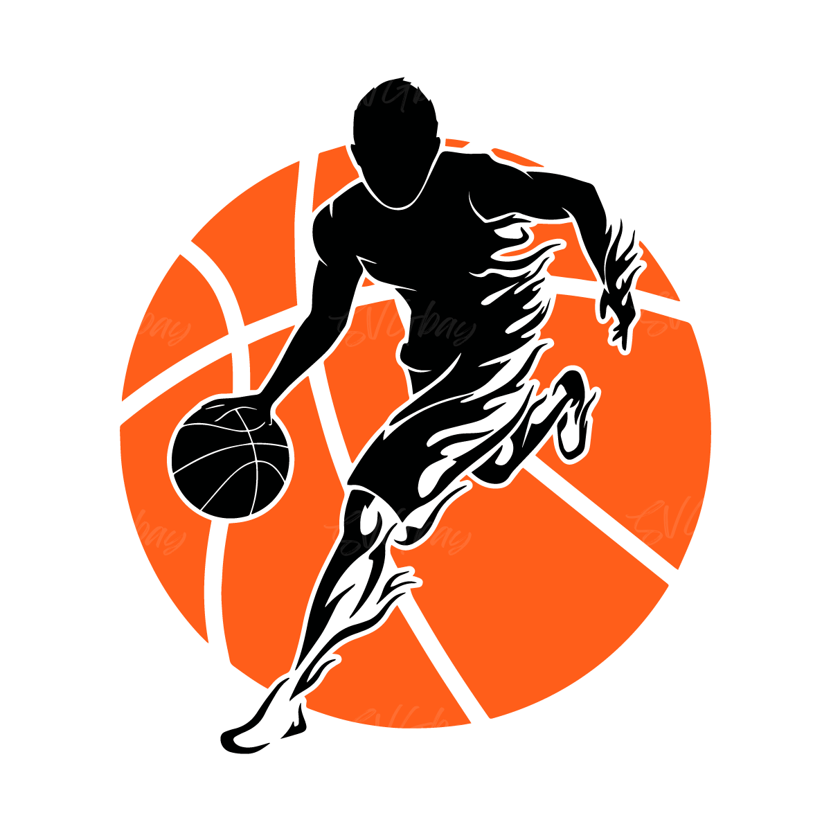 Basketball Player Svg | Inspire Uplift