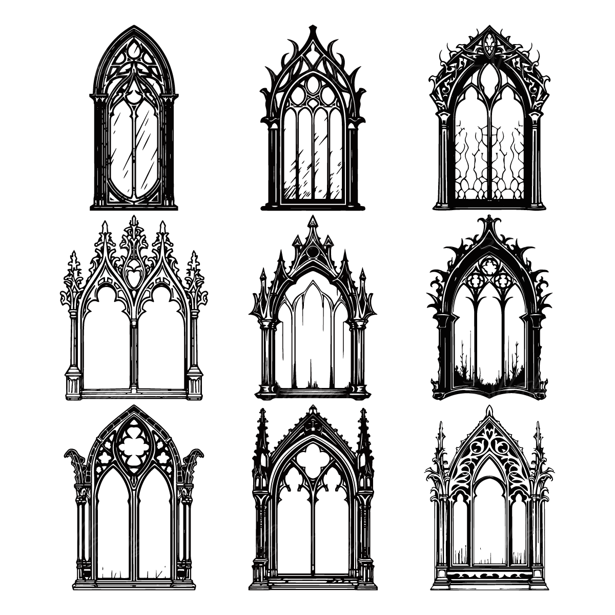Gothic Window Svg | Inspire Uplift