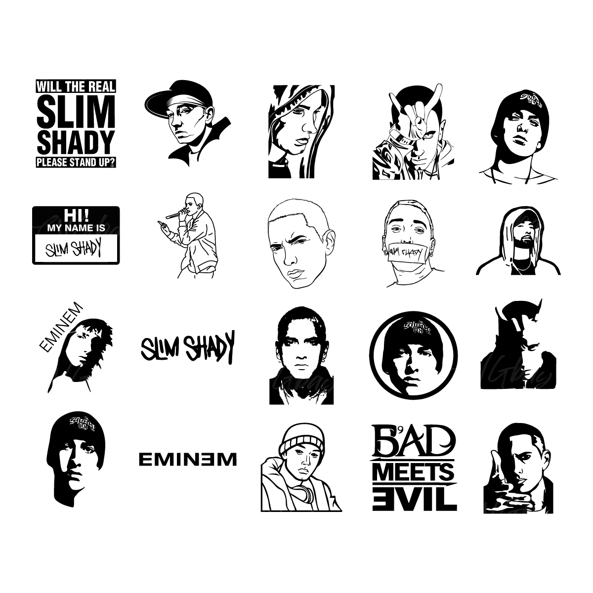 eminem svg - Inspire Uplift