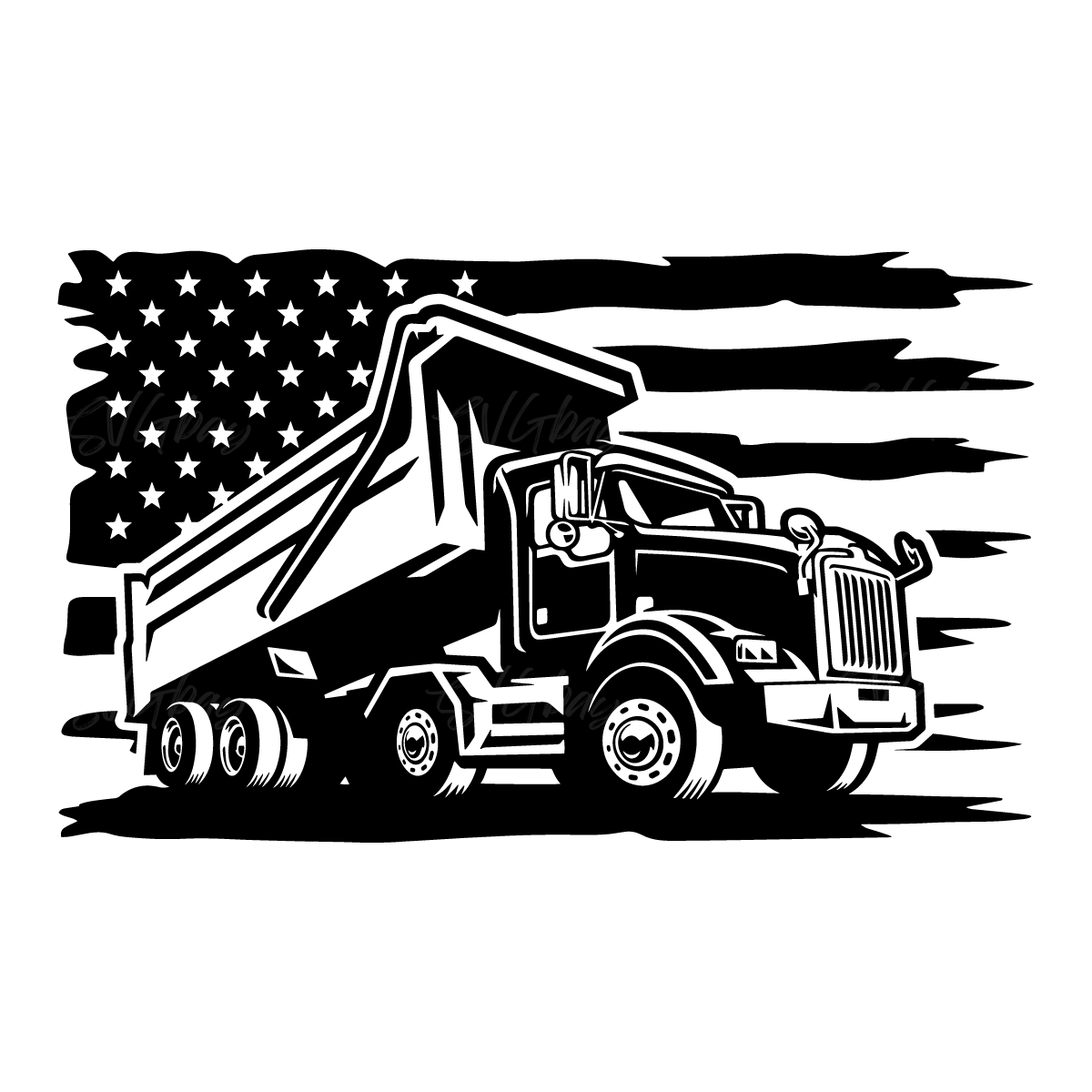 Dump Truck Svg Png Digital Download Files | Inspire Uplift