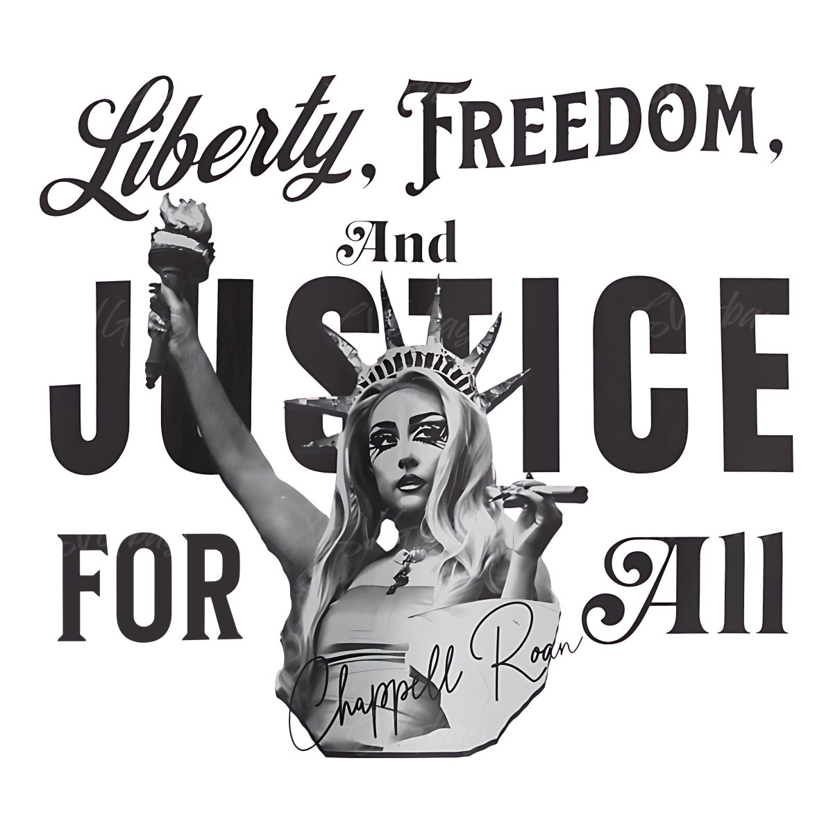 Chappell Roan Liberty Freedom And Justice For All PNG - Inspire Uplift