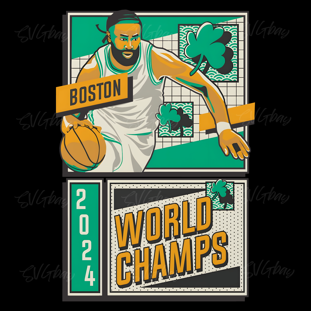 2024 Boston World Champs Basketball PNG Digital Download Fil - Inspire ...