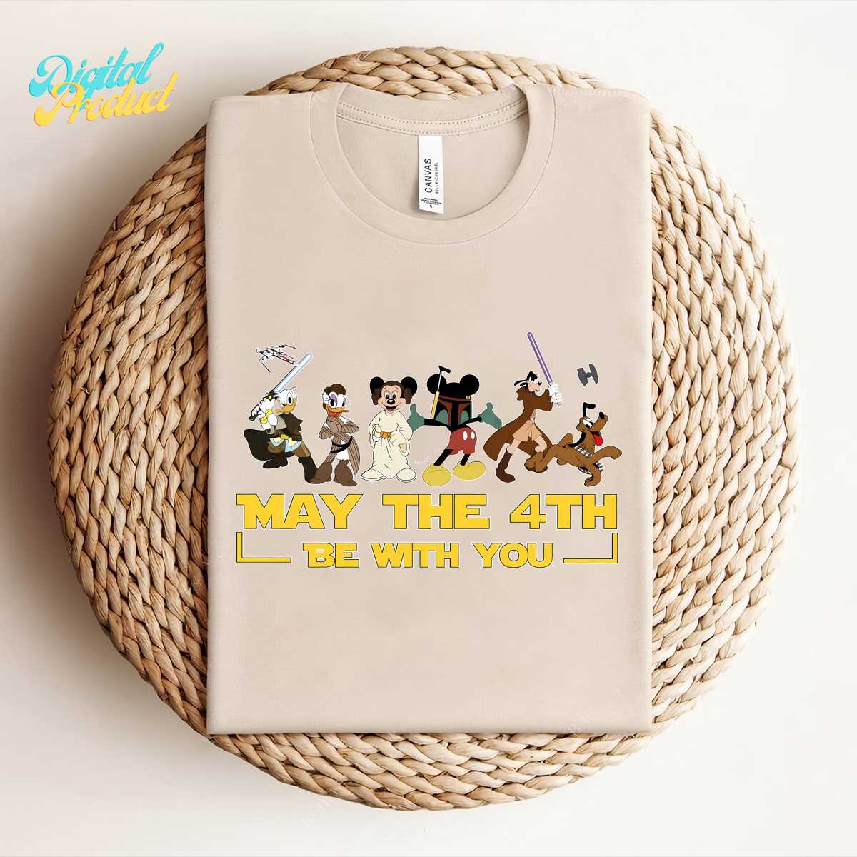 May The 4th Be With You Disney Friends PNG | Inspire Uplift
