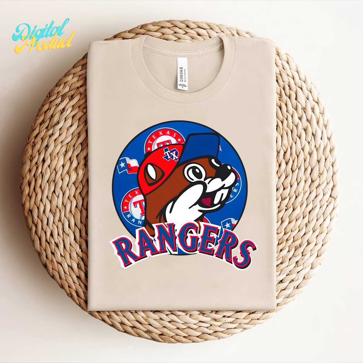 Texas Rangers Cartoon Baseball PNG | Inspire Uplift