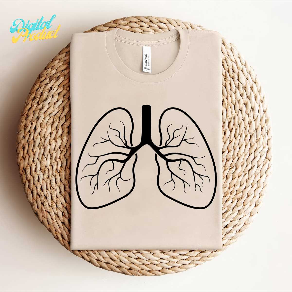 Lungs SVG, Human Lungs SVG, Respiratory | Inspire Uplift