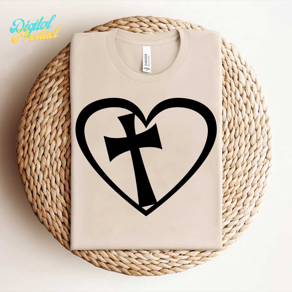 Cross Heart SVG, Faith Svg,Religious SVG | Inspire Uplift