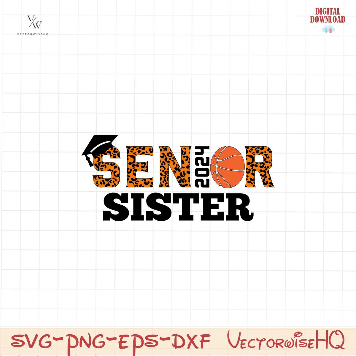 Senior Sister svg png dxf | Inspire Uplift