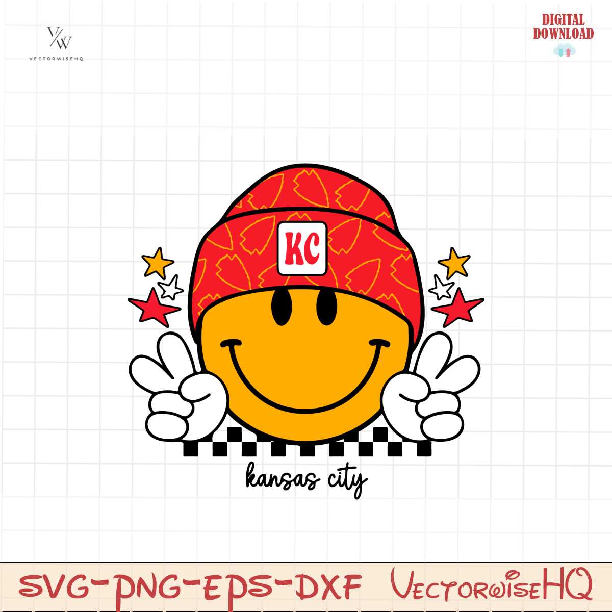 KC Smiley Face png-KC football png | Inspire Uplift