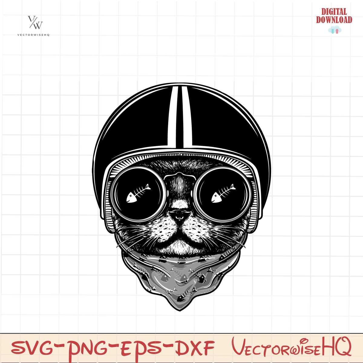 cat-rider Digital download file type(s): 1 PNG -JPG- ESP -sv | Inspire ...