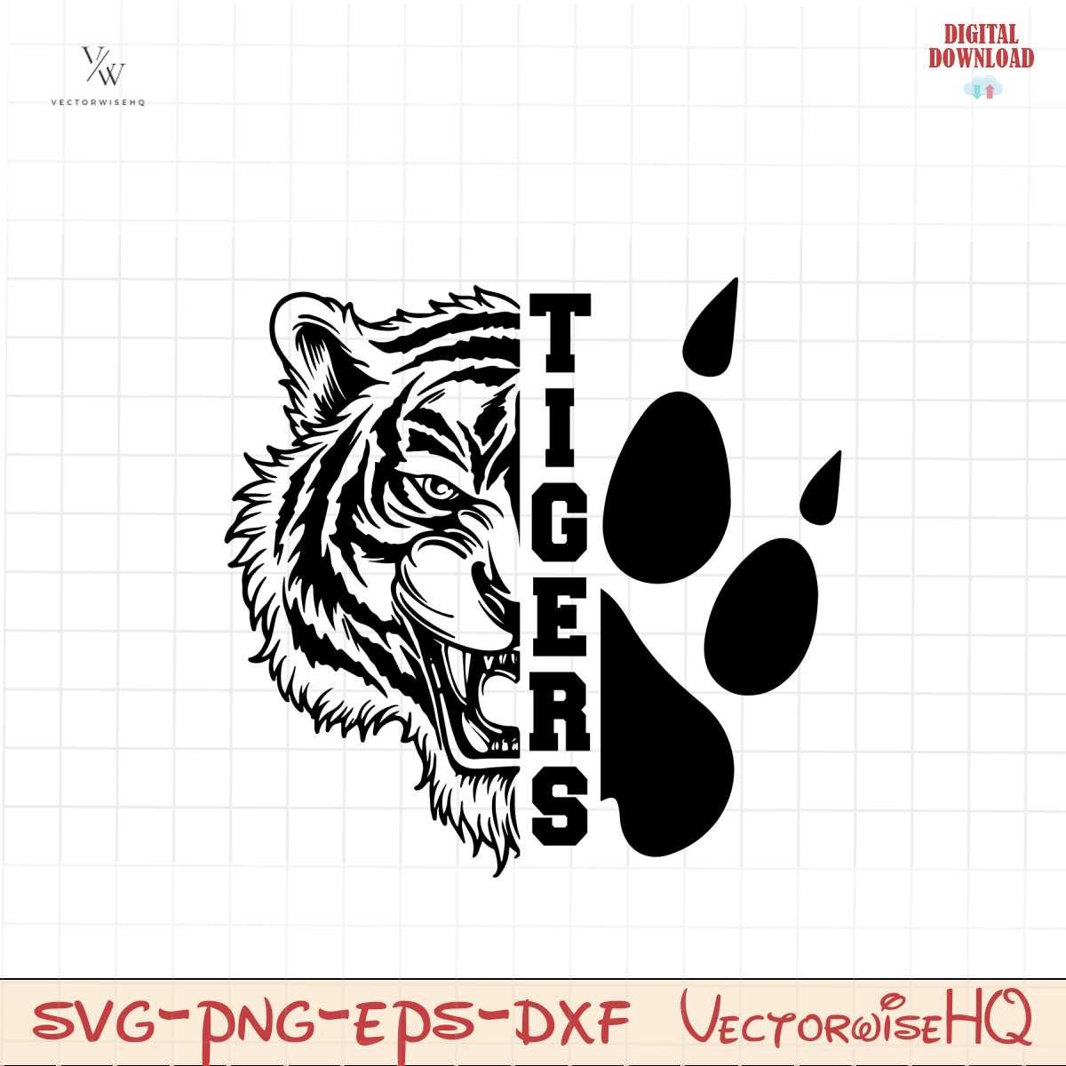 Tigers Svg Png , Tiger Head , Tigers Mascot Svg , Tiger Shir | Inspire ...
