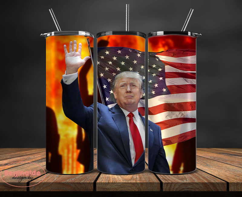 Donald Trump Tumbler Wraps,Trump Tumbler Wrap PNG Design 11 | Inspire ...