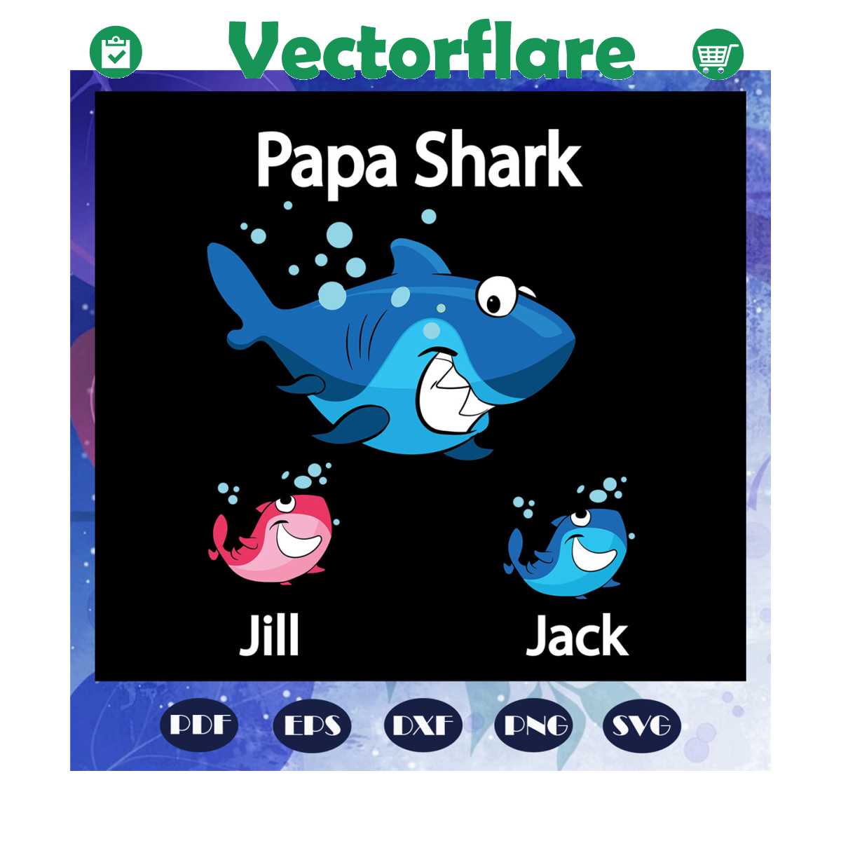 Papa shark svg, fathers day svg, fathers day gift, fathers d - Inspire ...