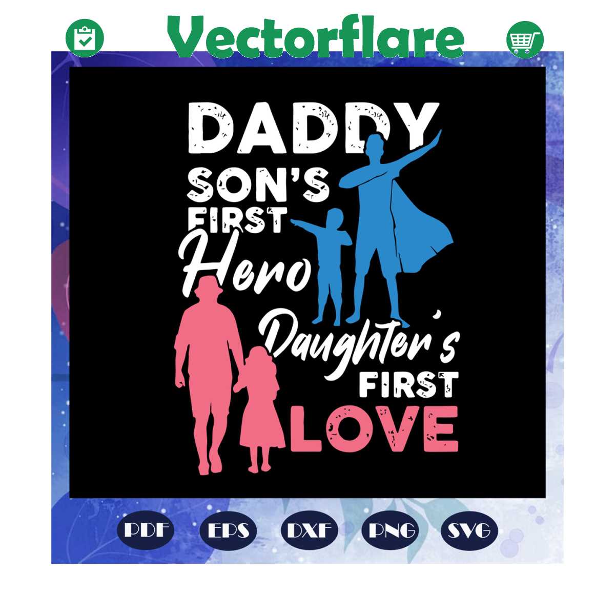 Daddy sons first hero daughters first love svg, fathers day | Inspire ...