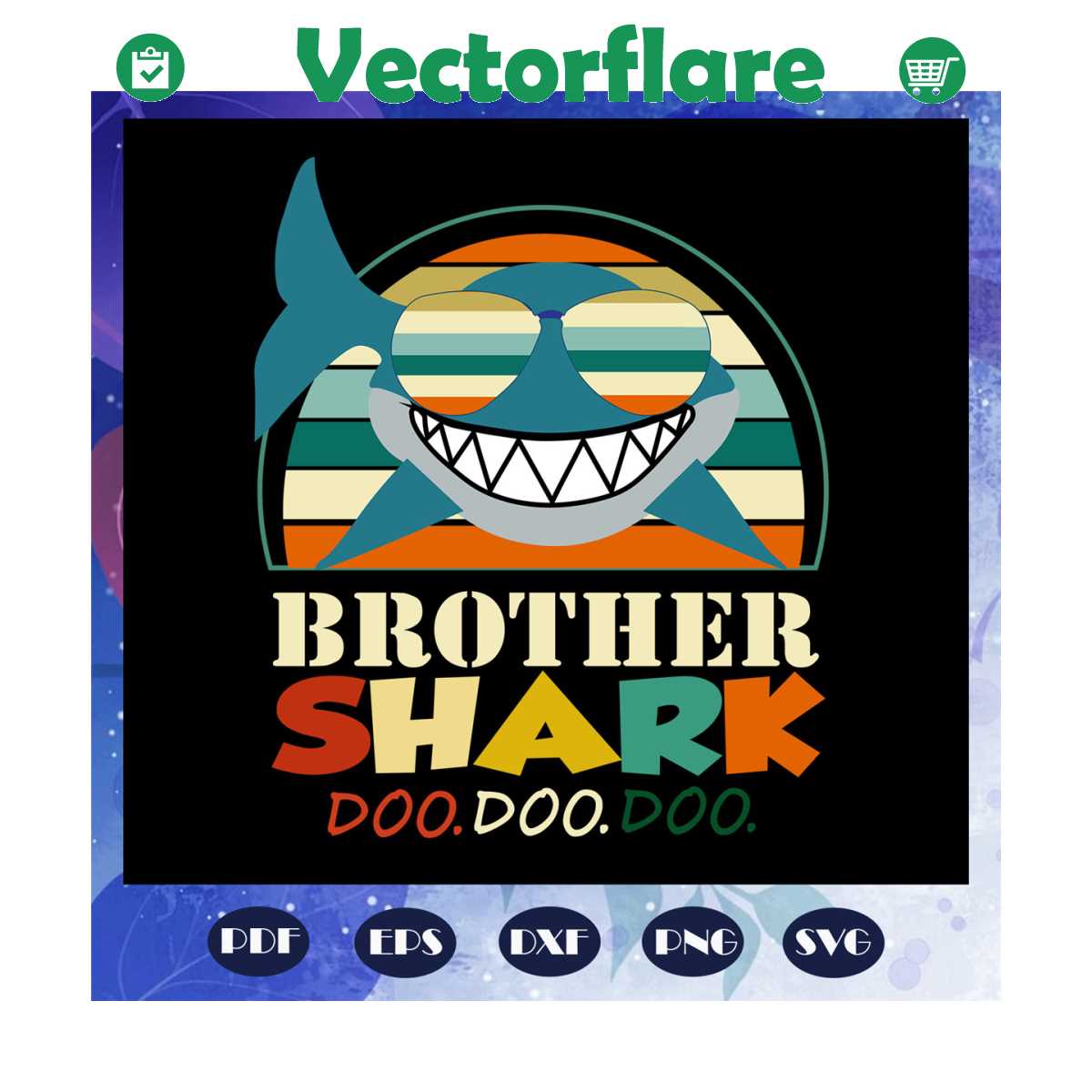 Brother shark doo doo doo, brother svg, brother shirt, broth | Inspire ...
