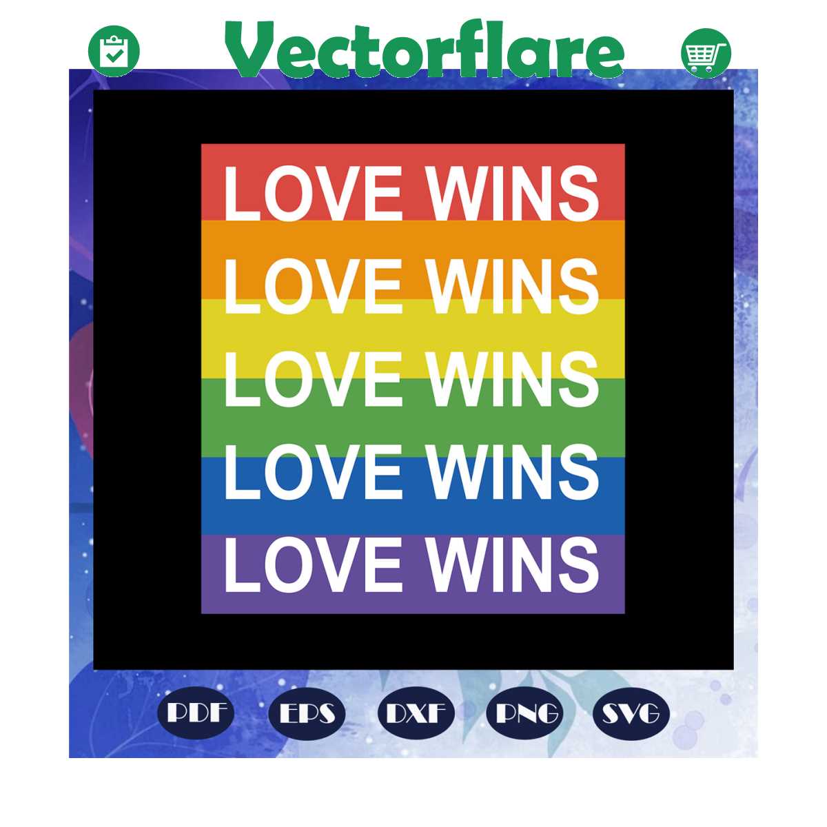 Love wins, win svg, love win svg, rainbow svg, leseither way | Inspire ...