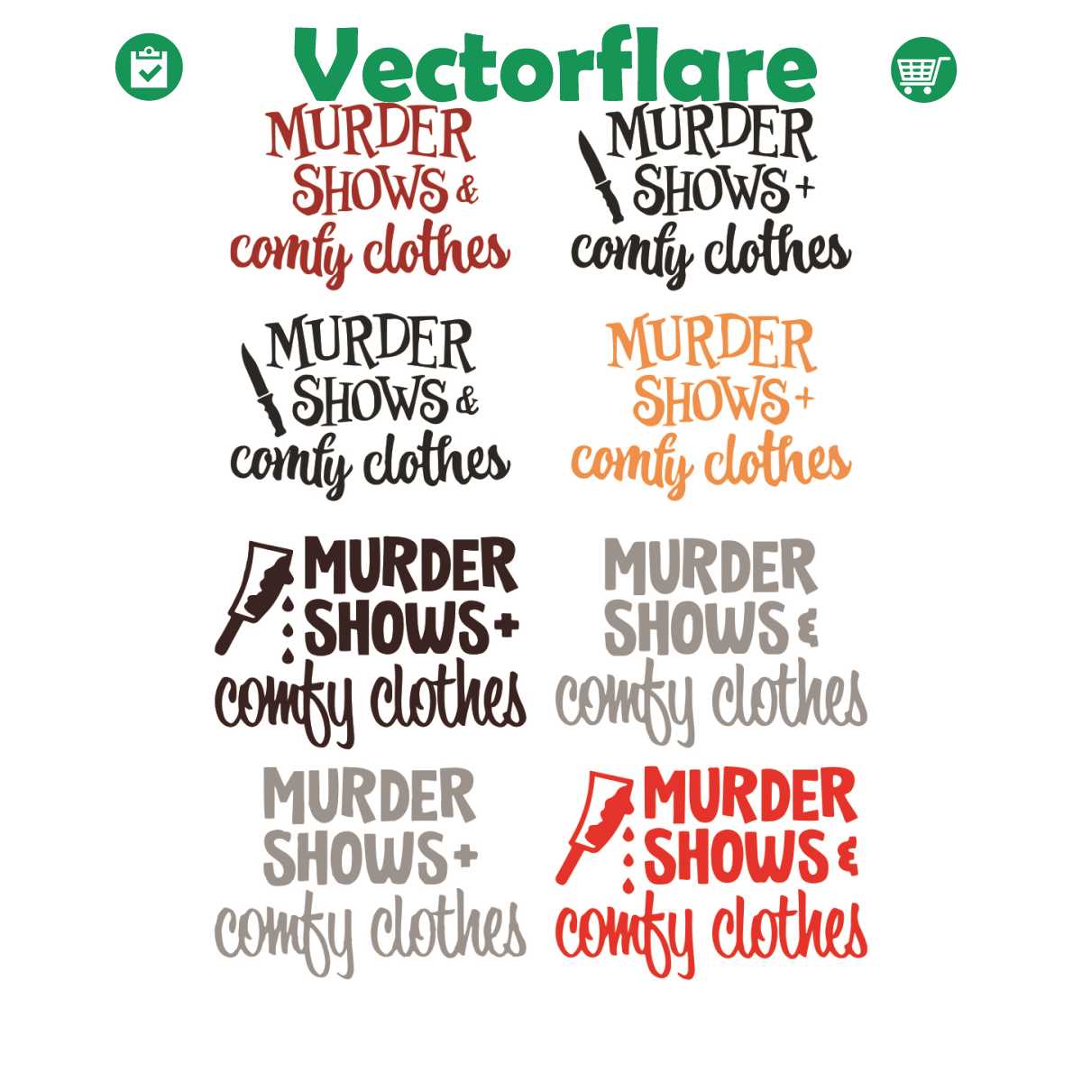 Murder Shows And Comfy Clothes Svg, Trending Svg, Murder Sho | Inspire ...