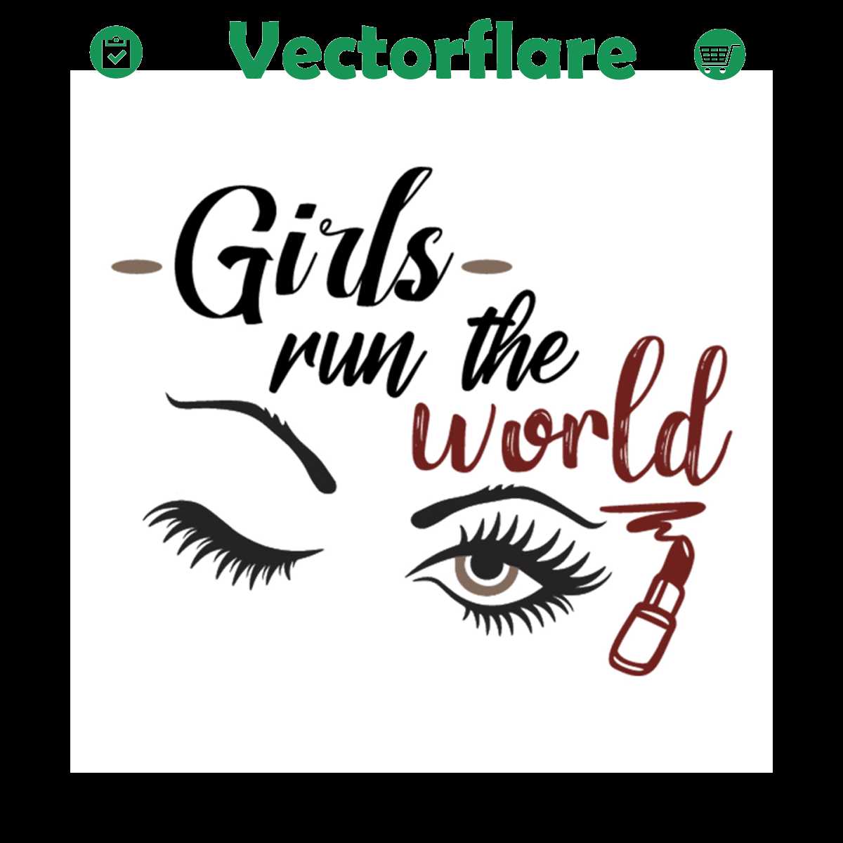 Girl run the world SVG Files For Silhouette, Files For Cricu | Inspire ...