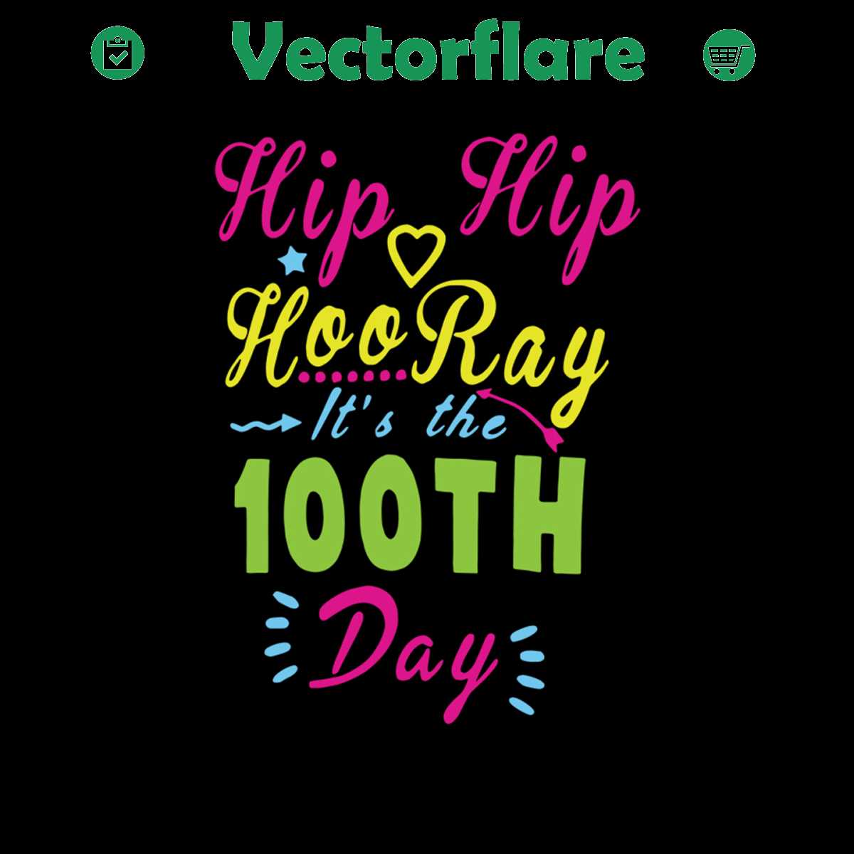 Hip hip hooray its the 100th day, Happy 100th day of school, | Inspire ...
