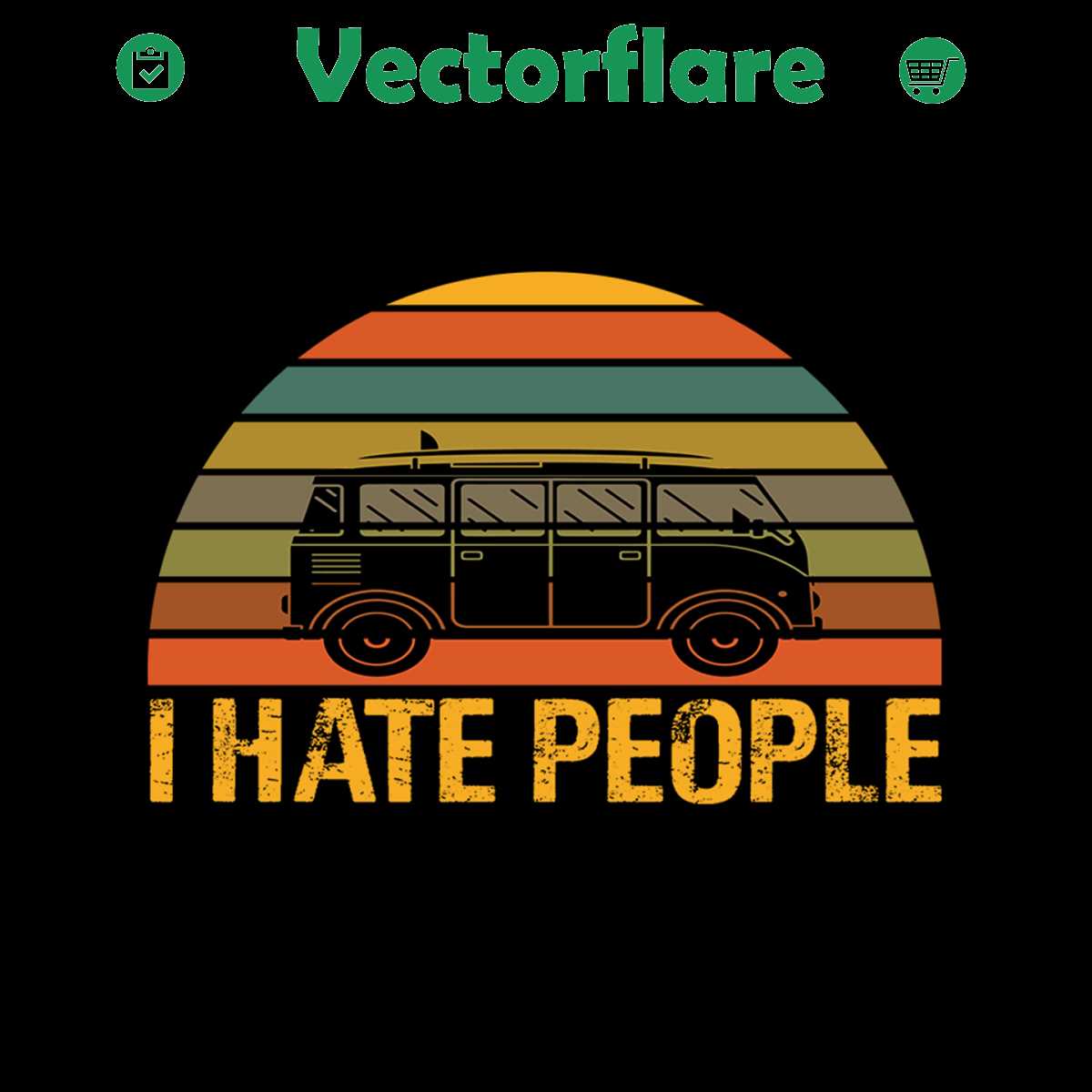 I hate people SVG Files For Silhouette, Files For Cricut, SV | Inspire ...