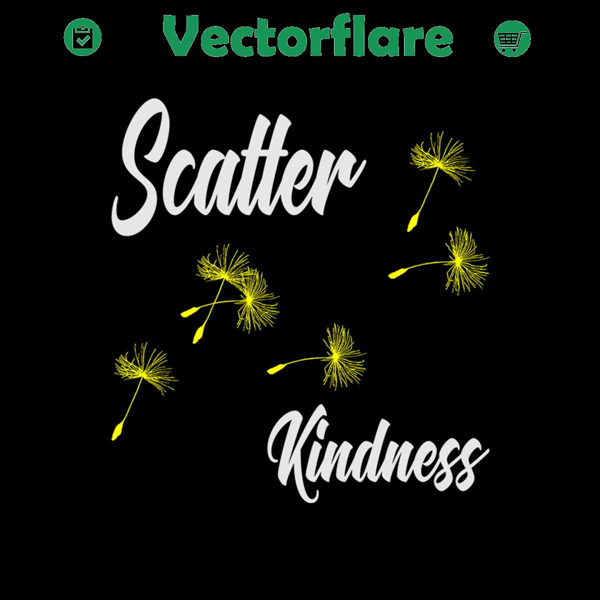 Scatter kindness svg,yoga svg,kindness svg,dandelion svg,be | Inspire ...