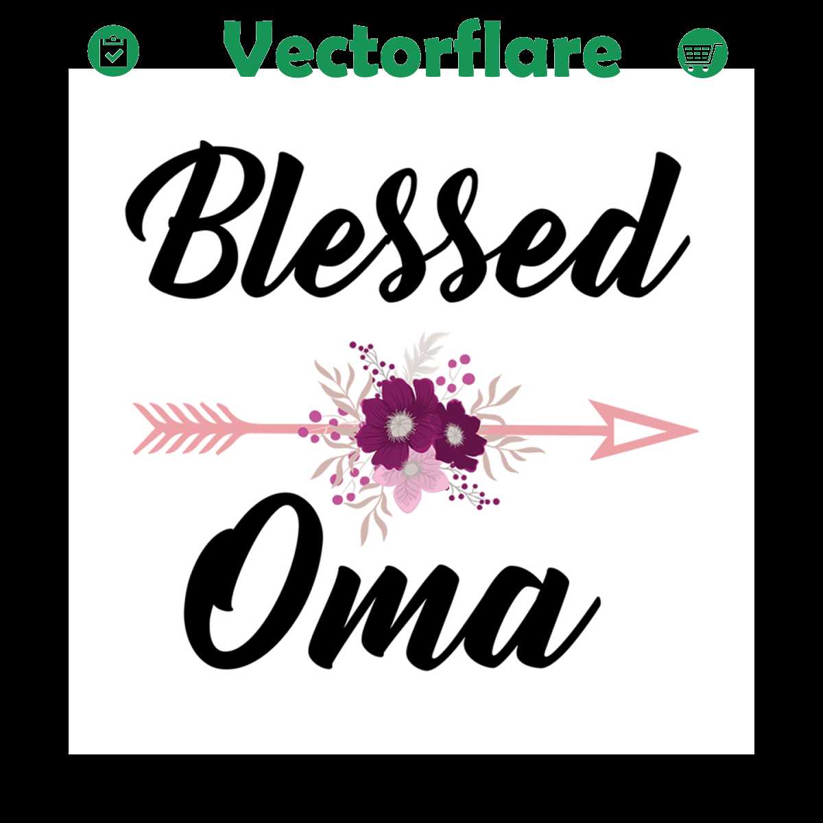 Blessed oma, SVG Files For Silhouette, Files For Cricut, SVG | Inspire ...