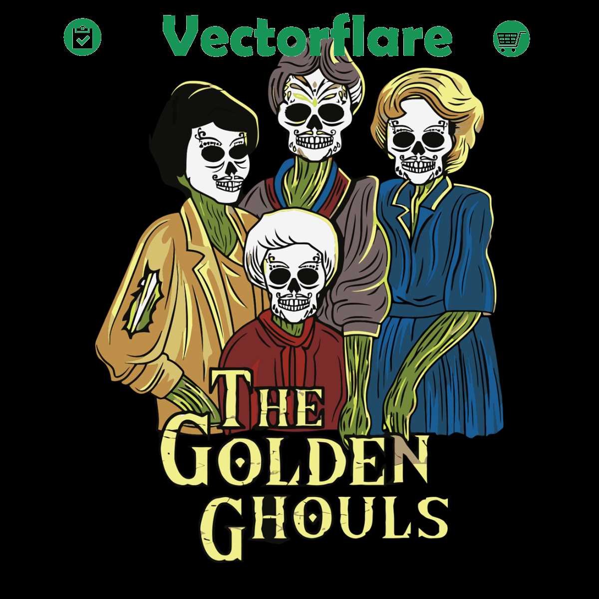 the golden ghouls svg - Inspire Uplift