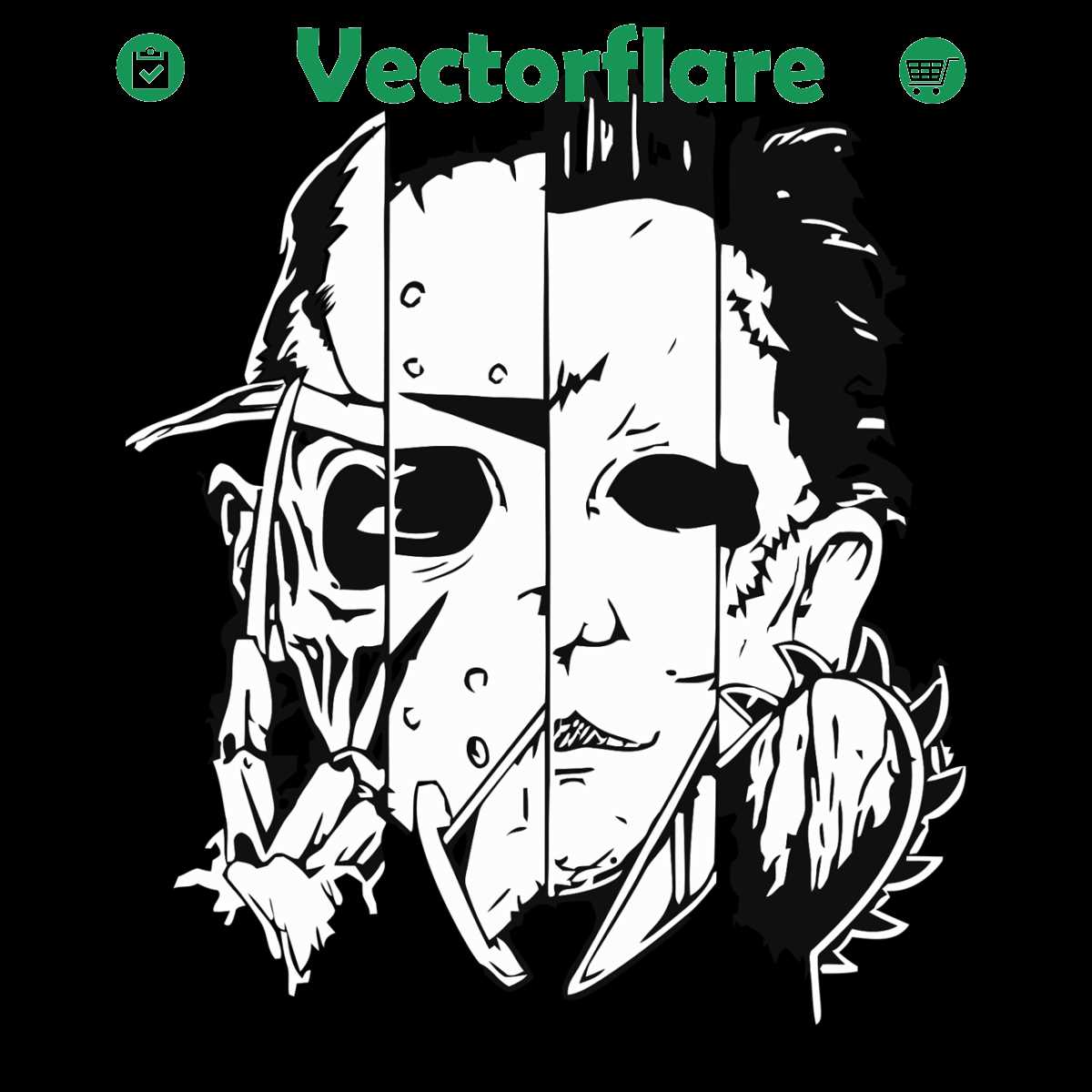Freddy Jason Svg, Halloween Svg, Freddy Svg, Jason Svg, Mich | Inspire ...