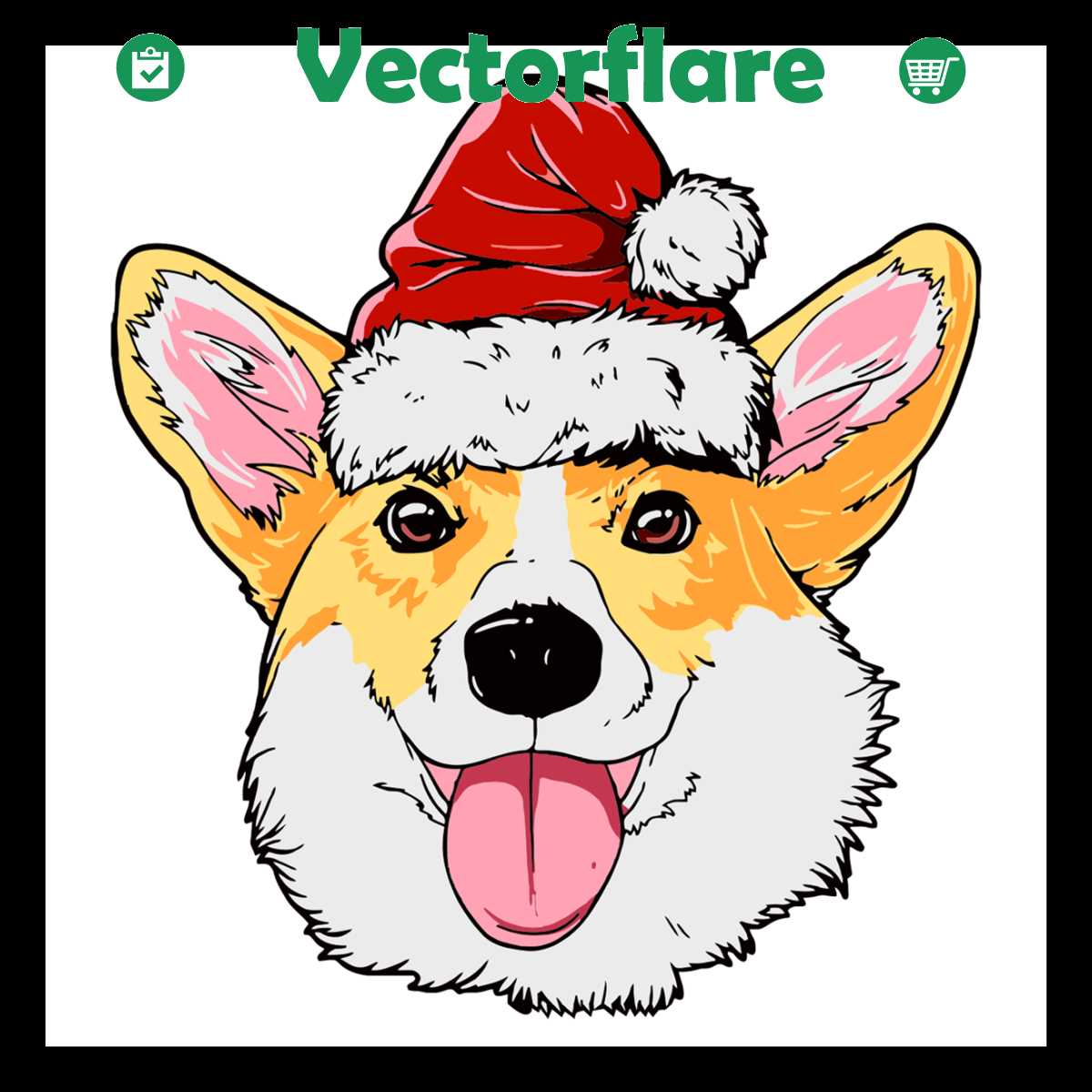 Christmas Corgi Svg | Inspire Uplift