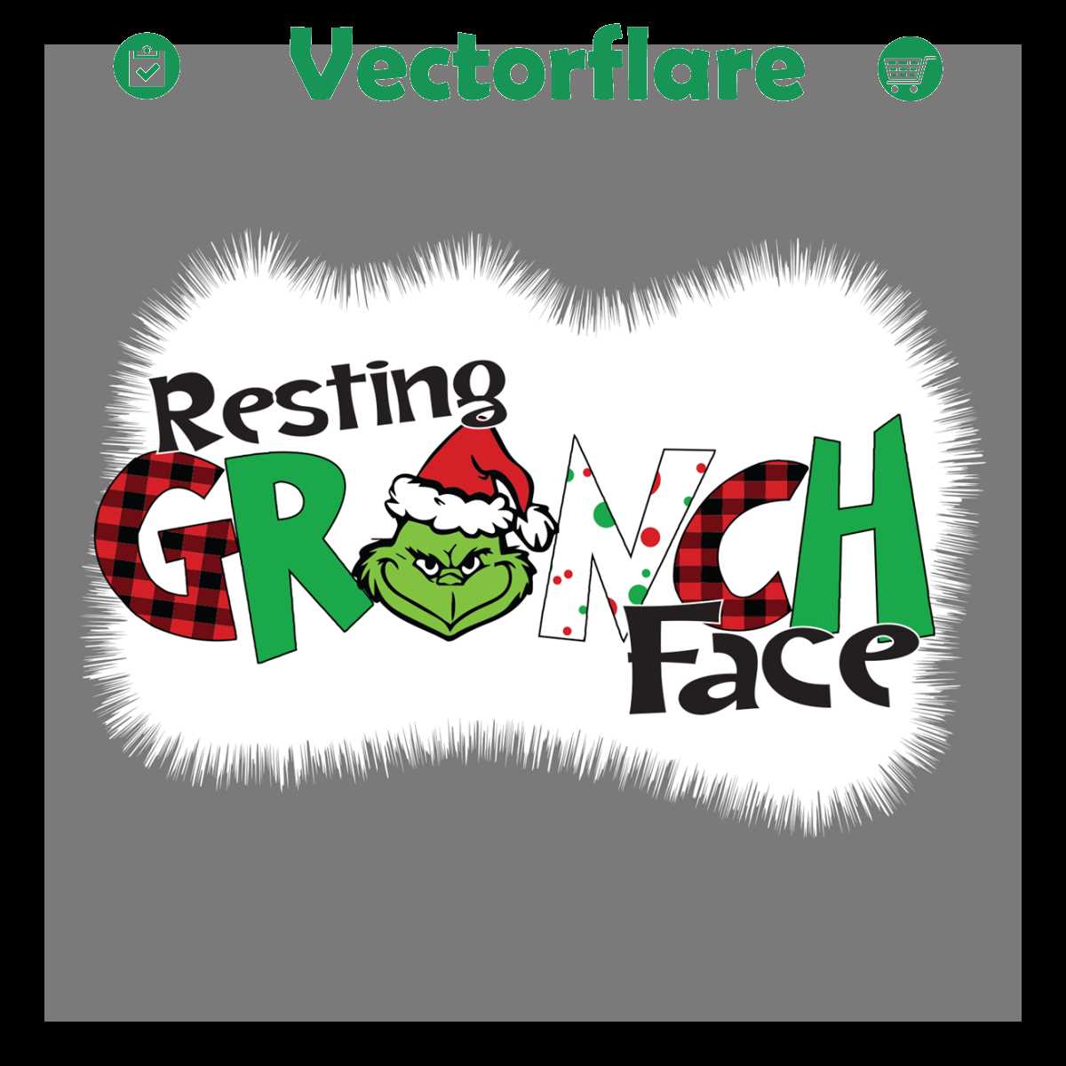 Resting Grinch Face Svg, Christmas Svg, Grinch Svg, Mr Grinc | Inspire ...
