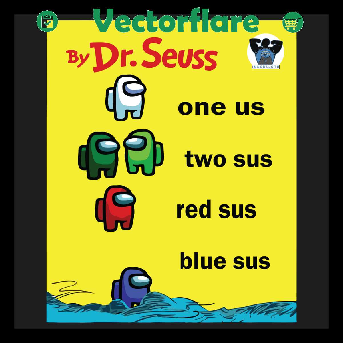 By Dr.Seuss One Sus Two Sus Red Sus Blue Sus Svg, Among Us S | Inspire ...