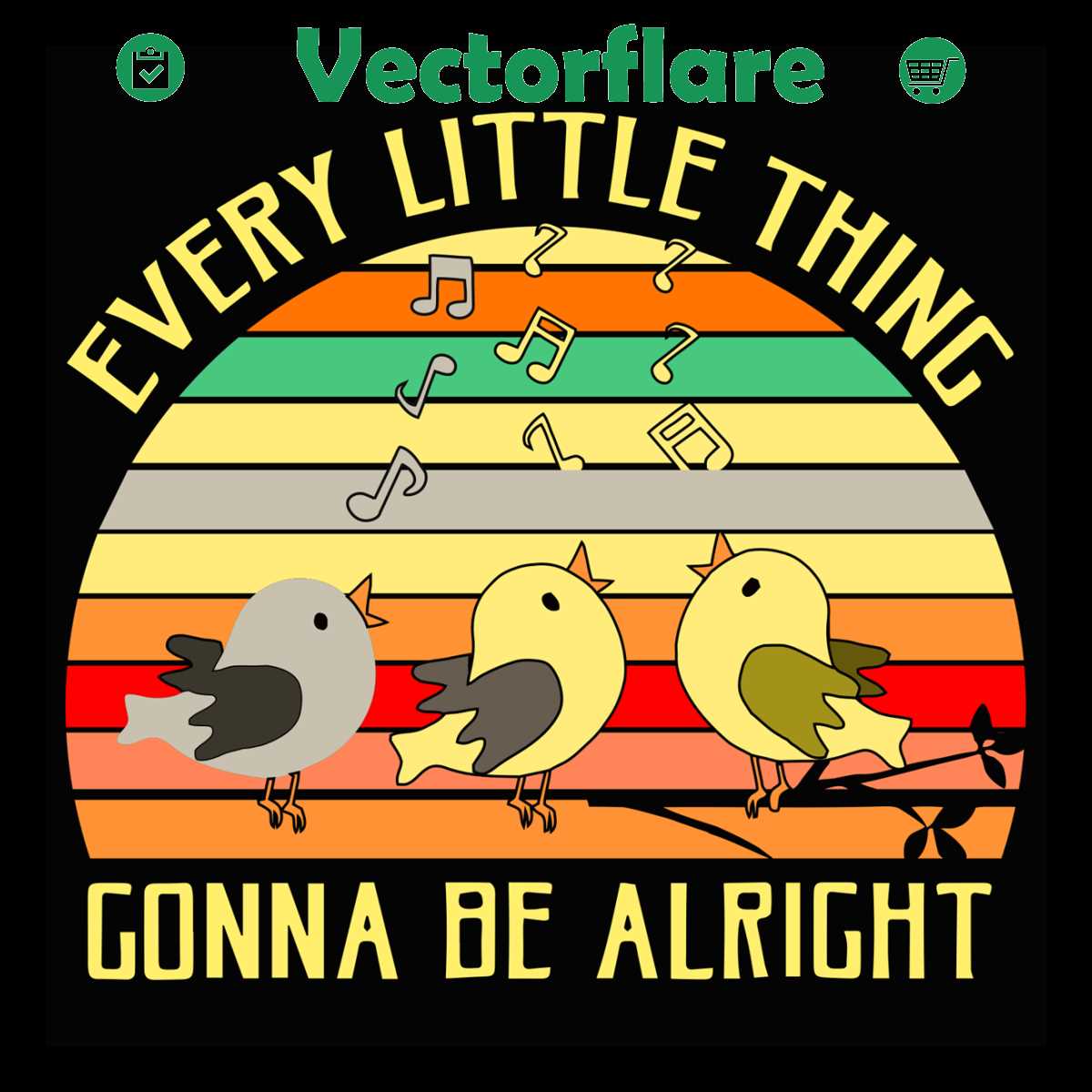 Every Little Thing Is Gonna Be Alright Svg, Trending Svg, Li | Inspire ...
