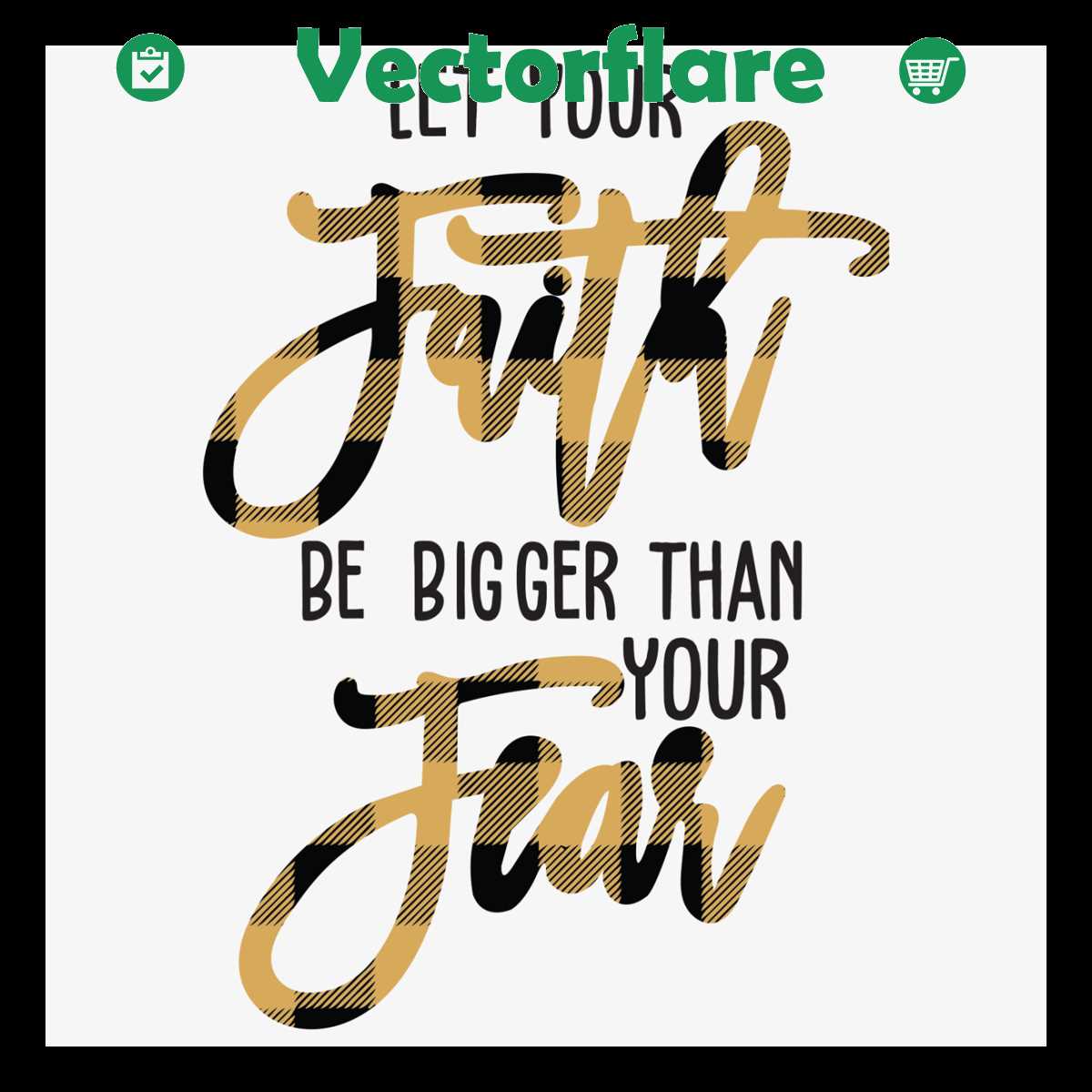 Faith Fear Svg | Inspire Uplift