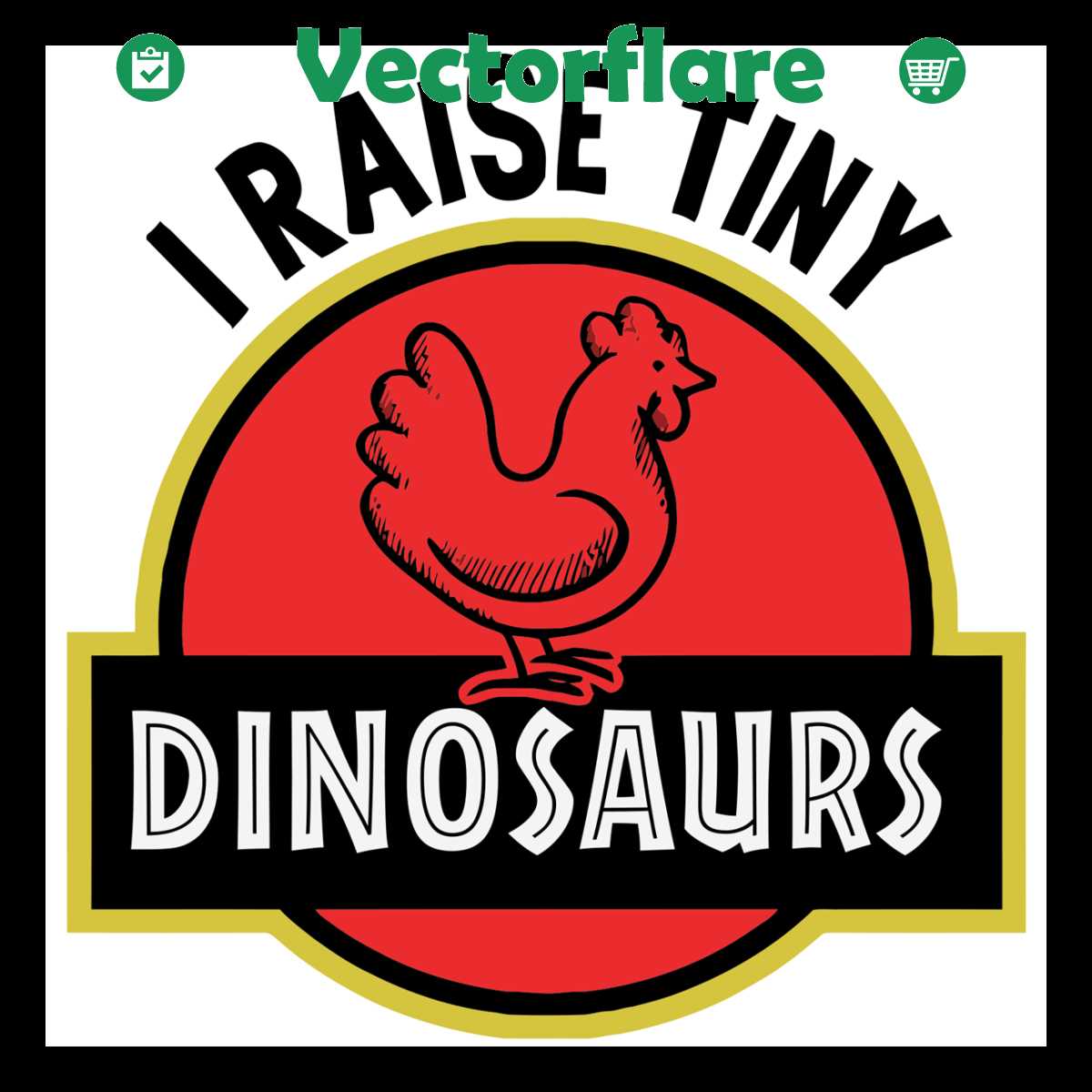 I rase tiny dinosaurs svg, chicken svg, chicken shirt, chick | Inspire ...