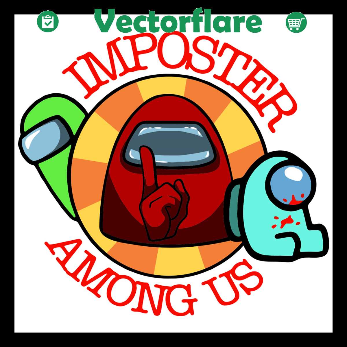 Imposter Among Us Svg, Trending Svg, Among Us Svg, Red Impos | Inspire ...