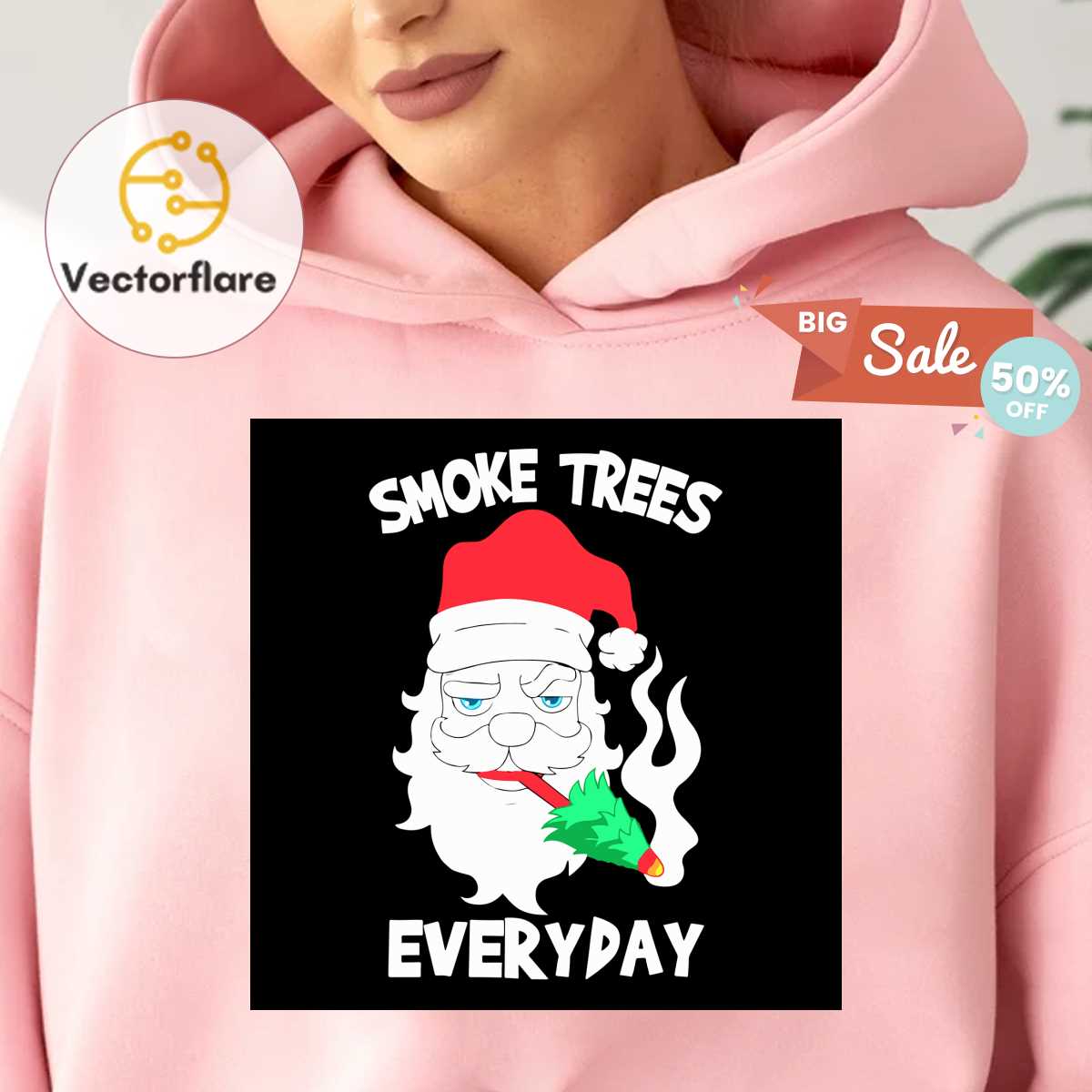 Santa Smoke Trees Everyday Svg, Trending Svg, Weed Svg, Cann - Inspire ...