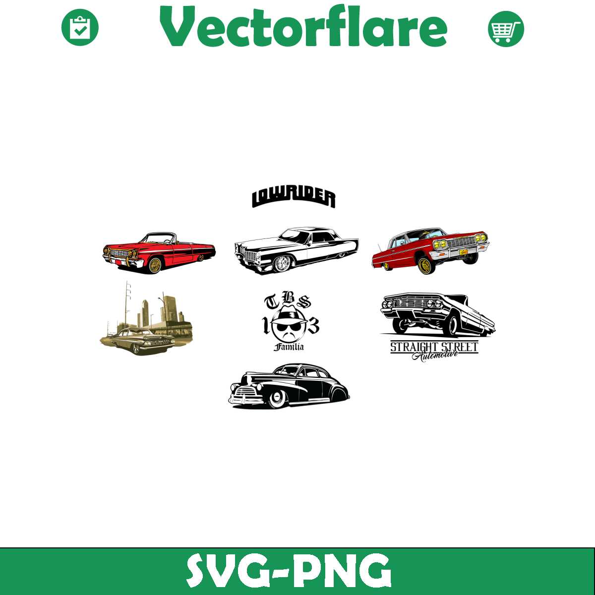 Lowrider Svg, Lowrider Vector, Lowrider Cutfile, Lowrider Cl | Inspire ...